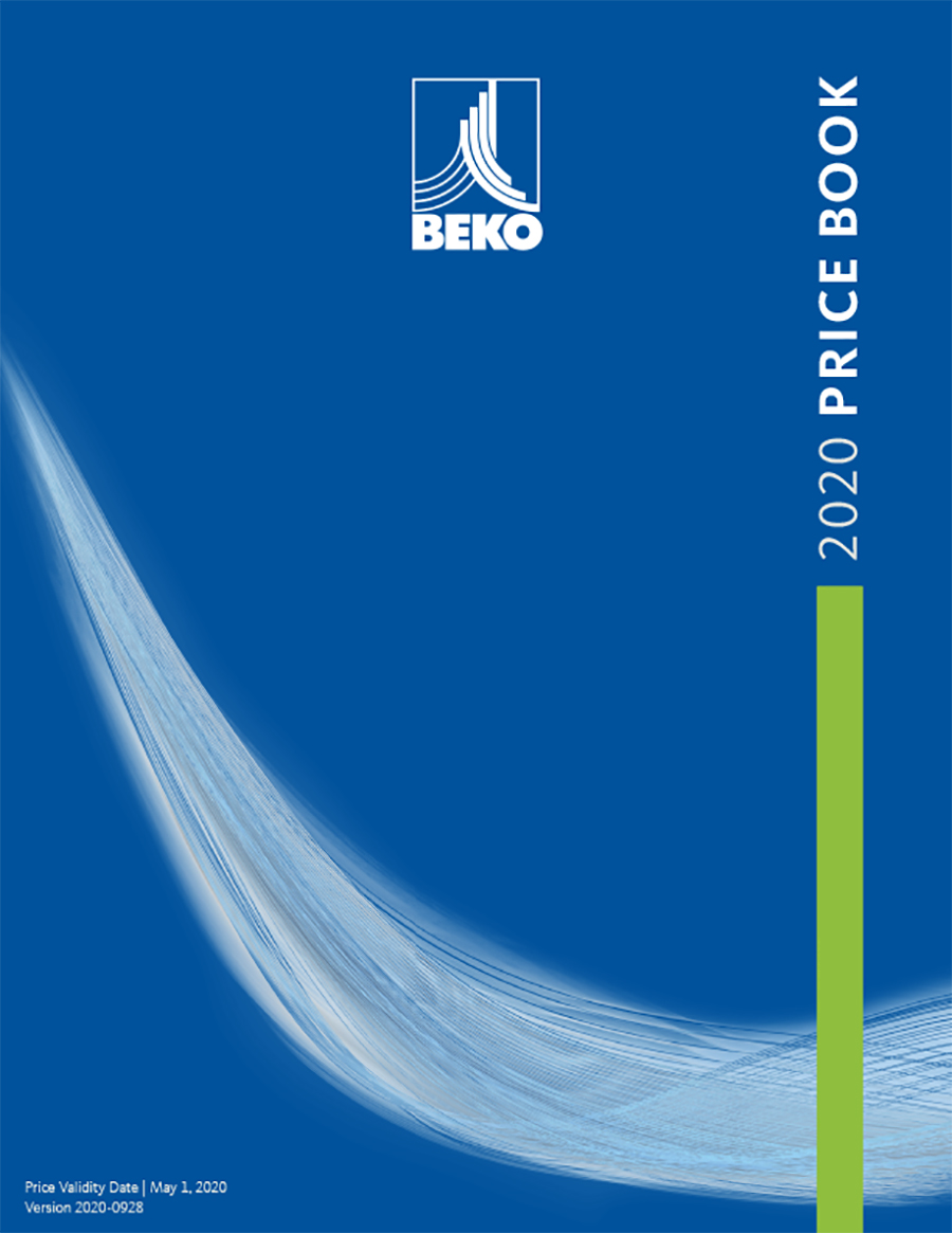 BEKO Technologies 2020 Price Book Update | BEKO TECHNOLOGIES